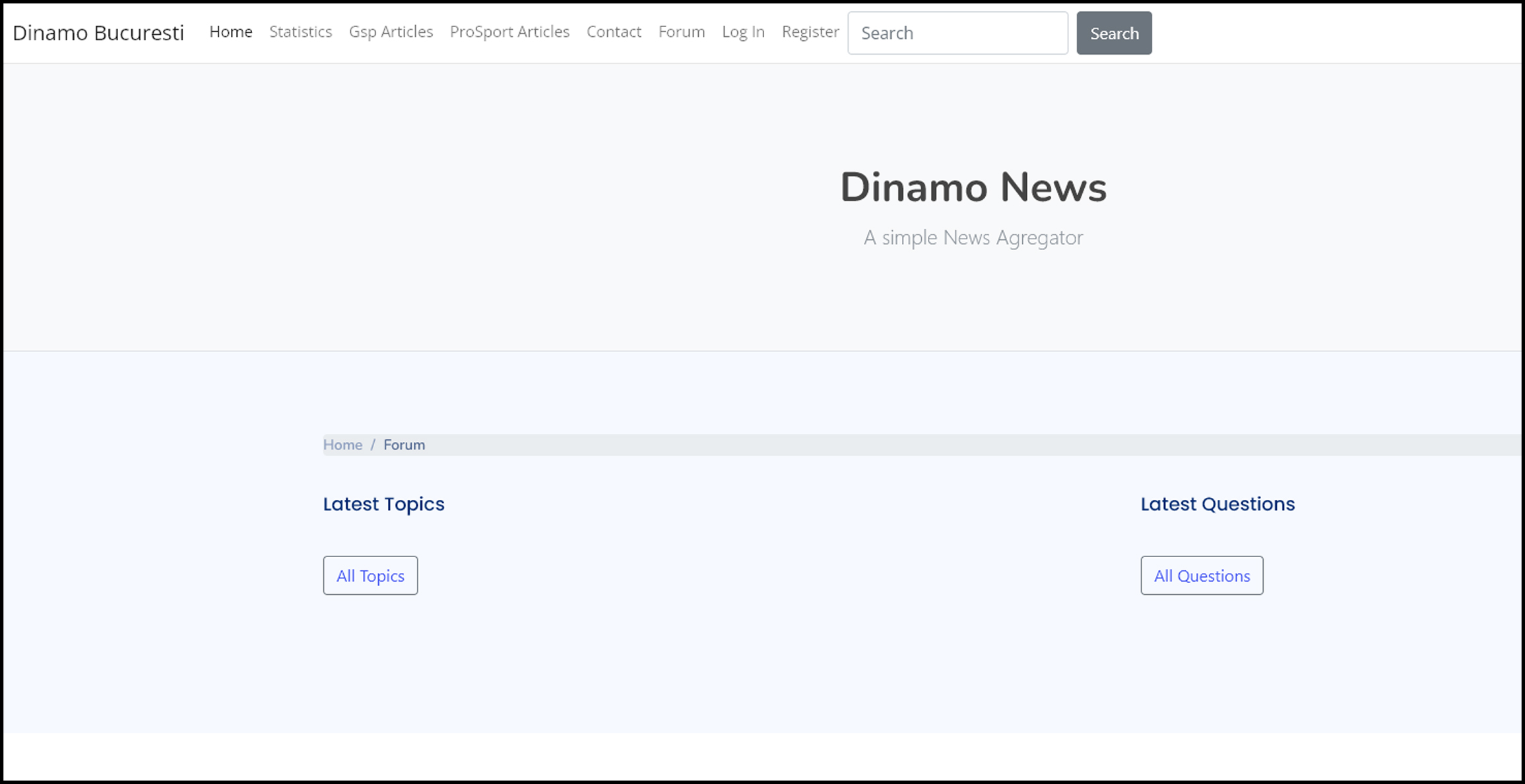 GitHub - Stilledood/NewsAgregator: News Agregator searching for Dinamo Bucuresti News on various ...