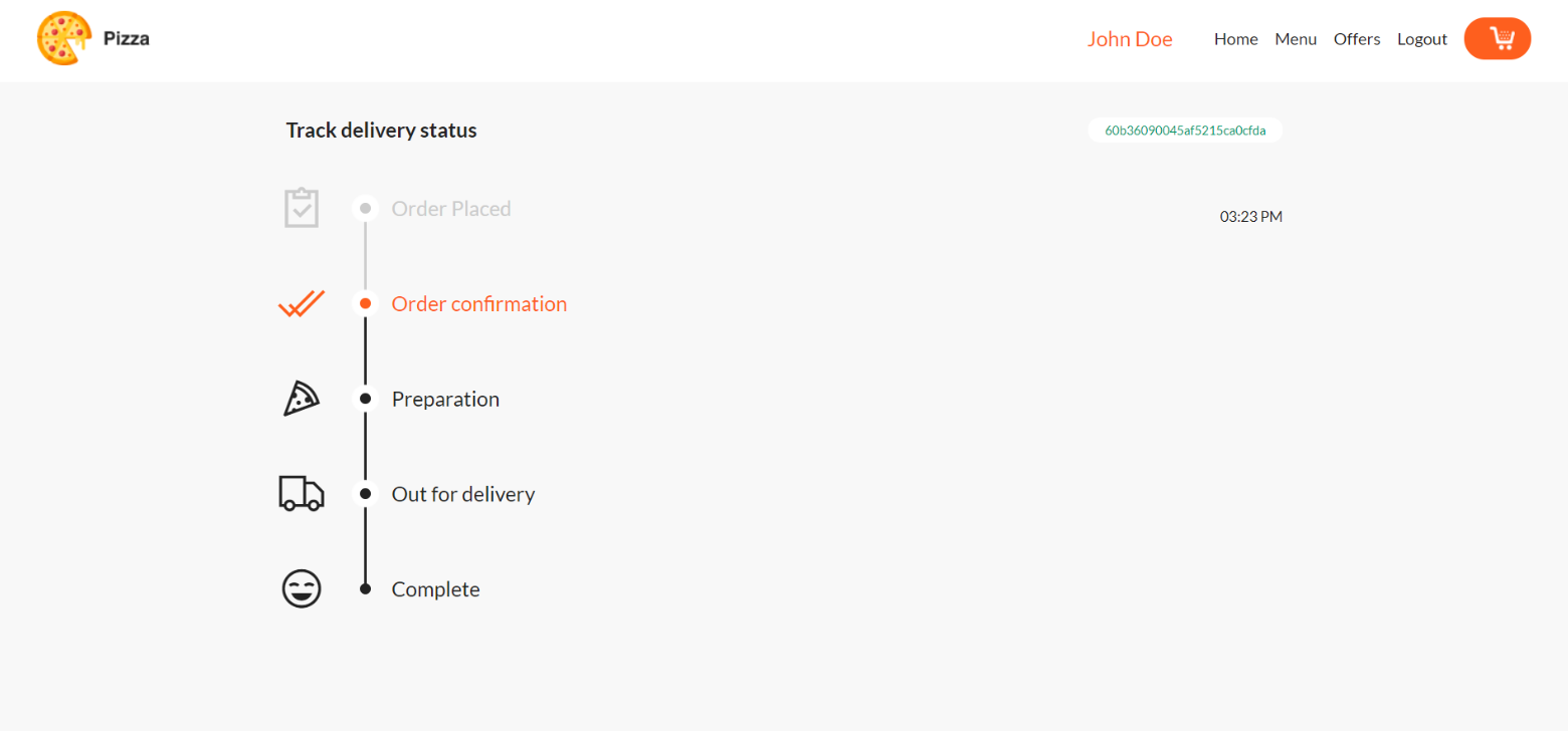 Github Darthvaderrr 21realtime Pizza Website Pizza Delivery Site 