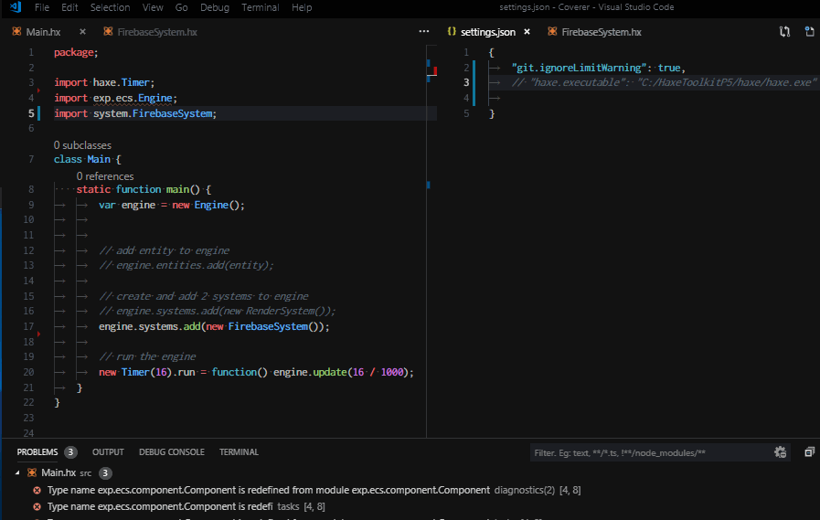 [display] Type name xxx is redefined from module yyy · Issue #7279 · HaxeFoundation/haxe · GitHub