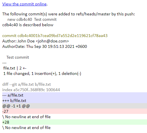 commit diff email notifications · Issue #1457 · go-gitea/gitea · GitHub