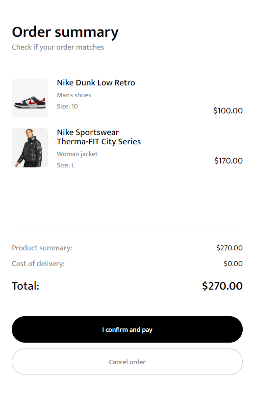 GitHub - GoraJakub/nike-summary-card