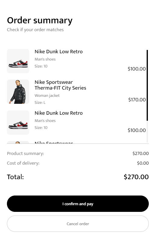 GitHub - GoraJakub/nike-summary-card