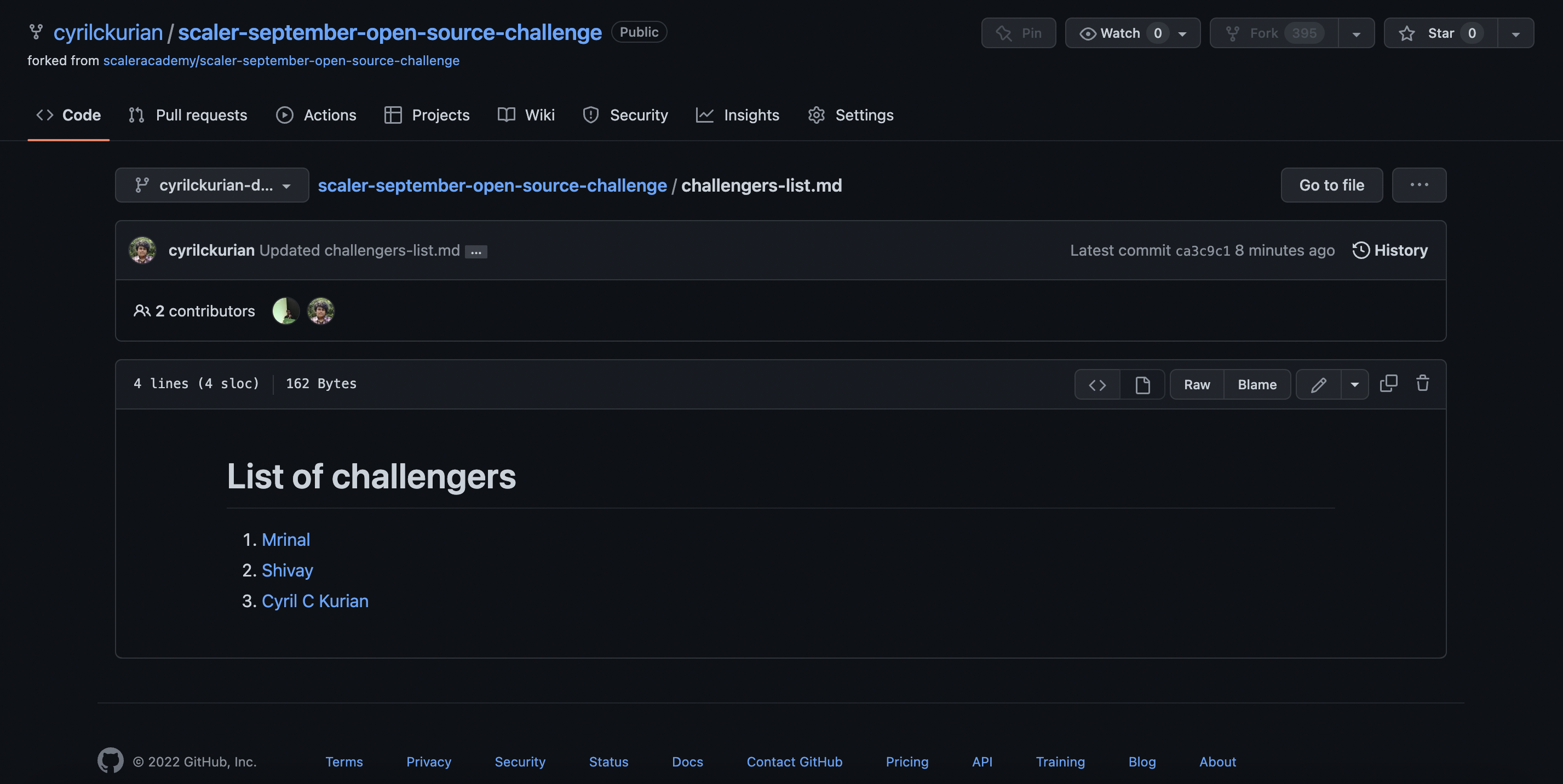 Cyril -Challenge1-30 · Issue #21 · scaleracademy/scaler-september-open-source-challenge-2022 ...