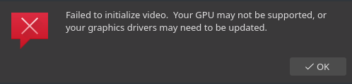 Failed to initialize video. · Issue #6469 · obsproject/obs-studio · GitHub