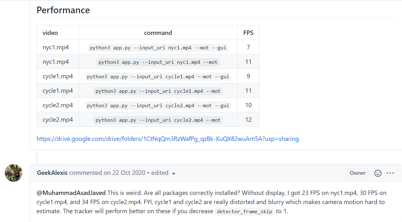 JETSON XAVIER NX （LOW FPS） · Issue #172 · GeekAlexis/FastMOT · GitHub