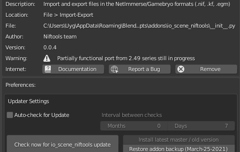 cant import export catherine classic .nif files · Issue #421 · niftools/blender_niftools_addon ...