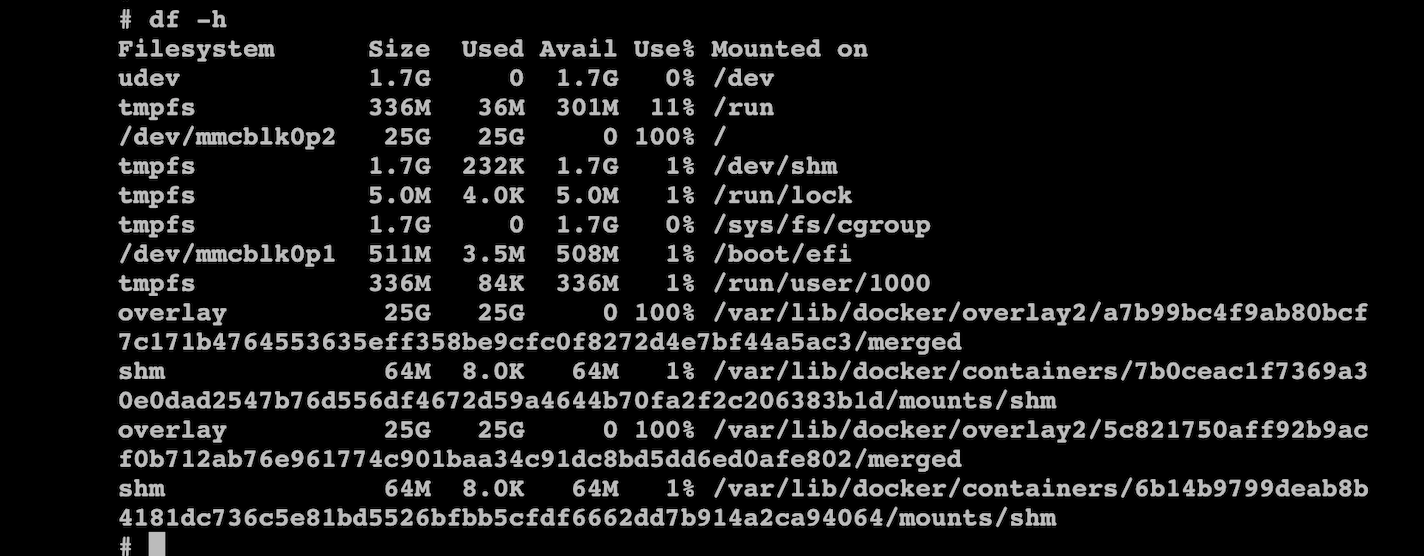 Module Failed Due To Storage Issue On Multiple Gateway On Ubuntu 1604win Iot Core · Issue