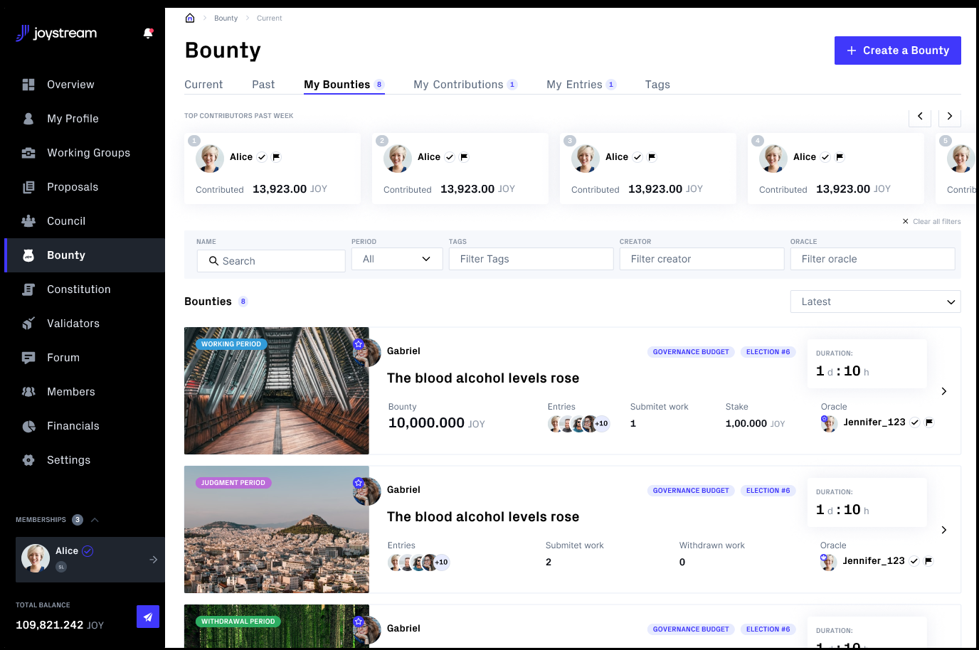 Sorting of proposals · Issue #2294 · Joystream/pioneer · GitHub
