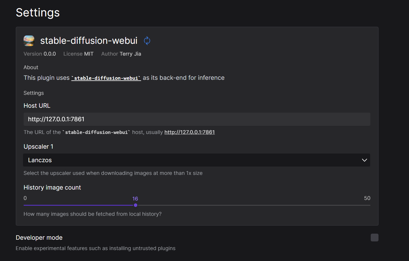 `stable-diffusion-webui` plugin · Issue #25 · Stability-AI/StableStudio · GitHub