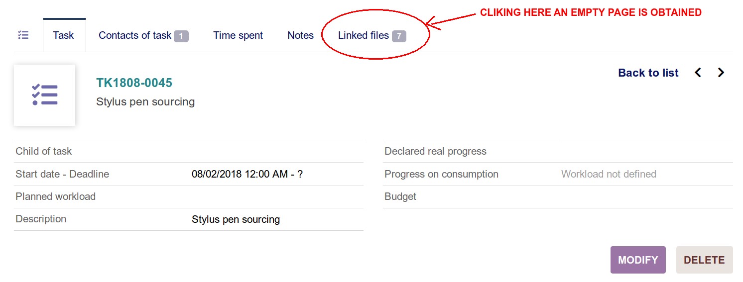 V1500 Clicking Over Linked Files Tab In A Task Returns An Empty Page · Issue 20214 