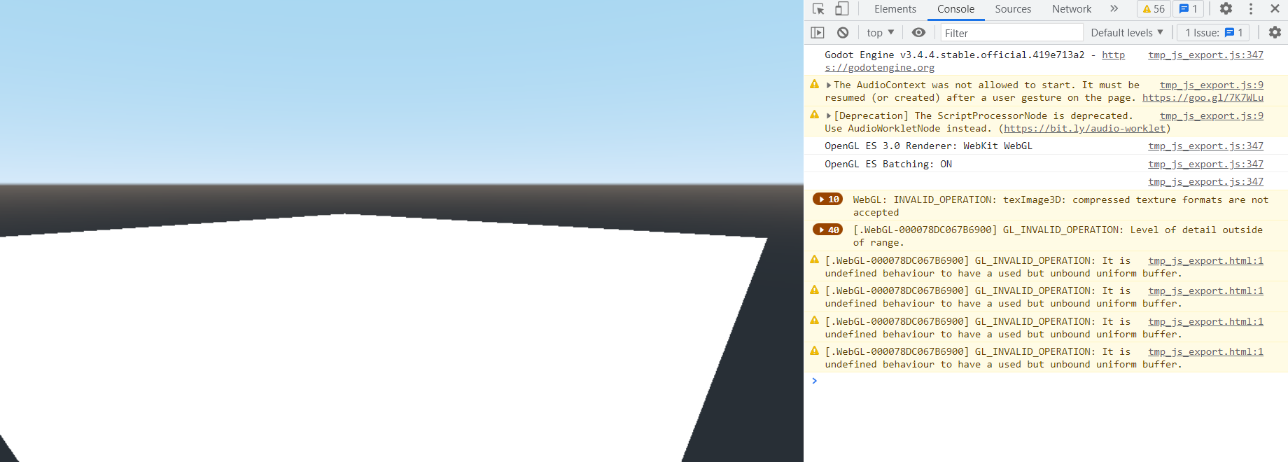ShaderIssue in HTML5 when using shaders entailed in Zylann's Heightmap Terrain · Issue #62621 ...