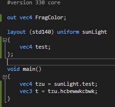 Syntax Error not reported on erroneously calls of internal variables of Uniform Blocks · Issue ...