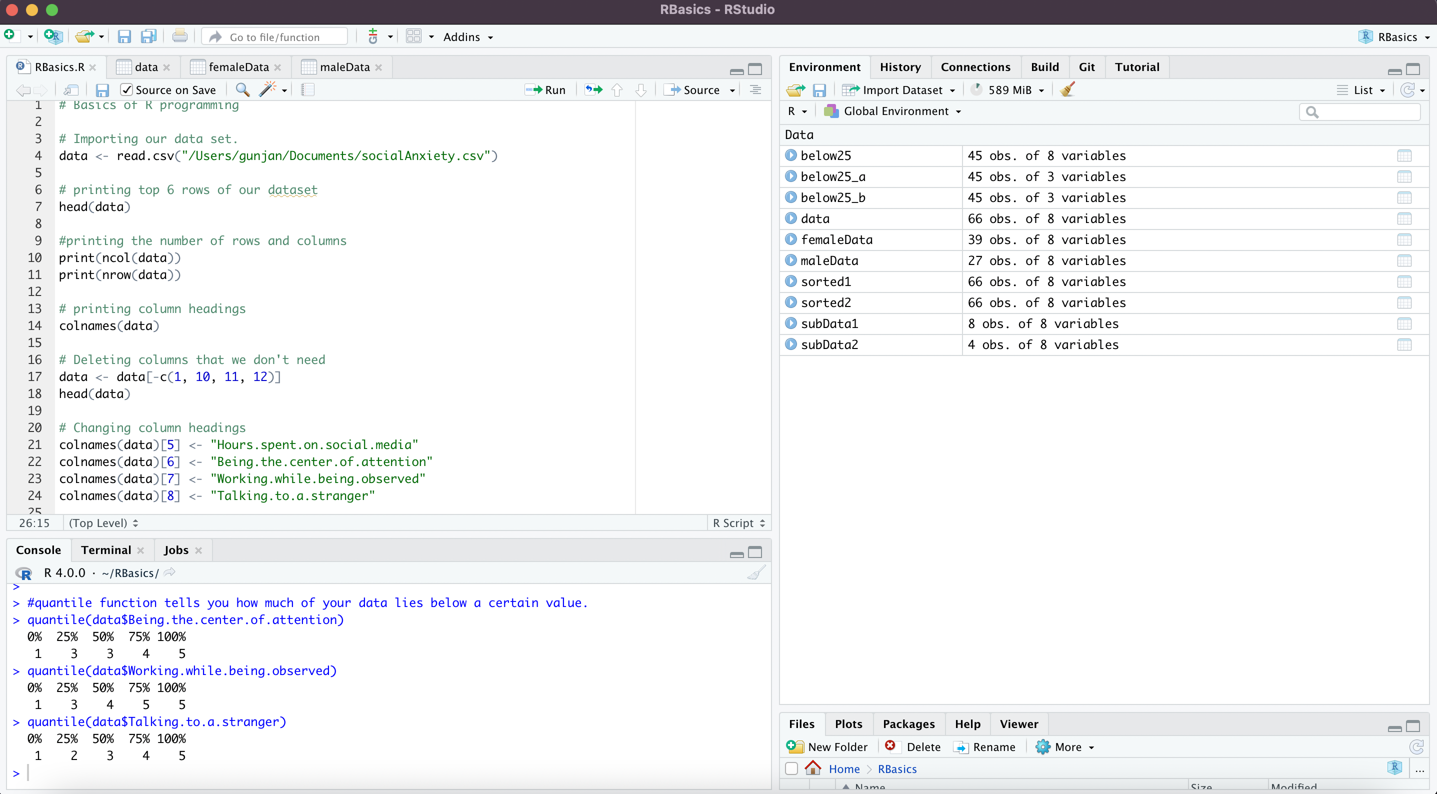 GitHub - Gunjaan/RBasics: Introduction to R programming