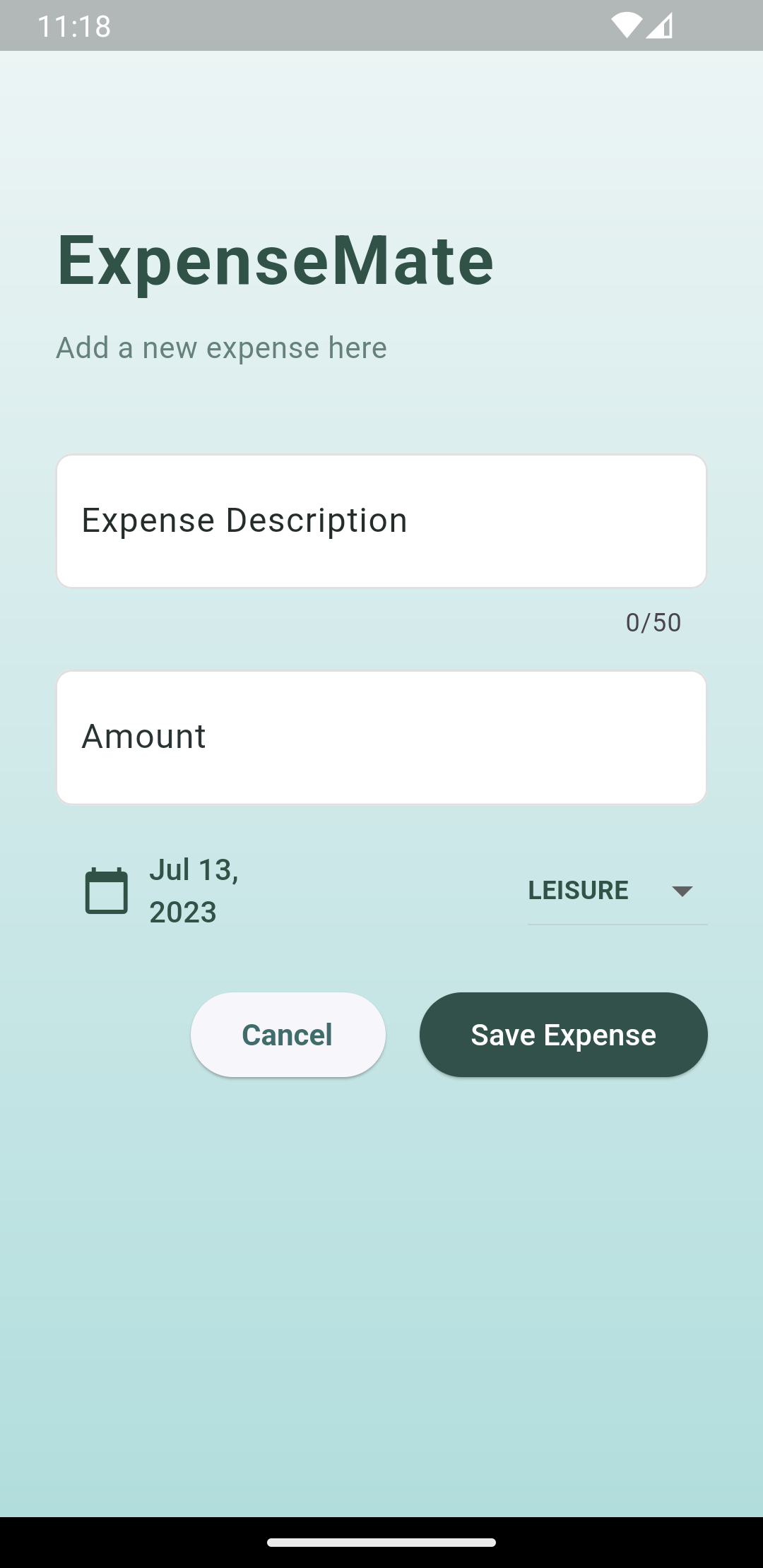 GitHub - Gunjaan/ExpenseMate: ExpenseMate is a Flutter application that provides a visual ...