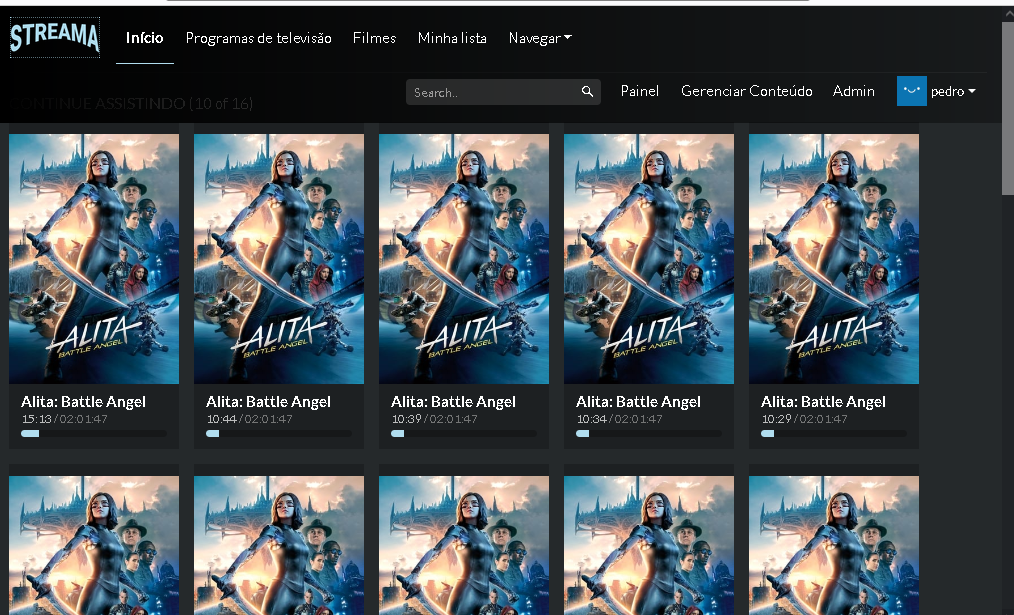 Issue in streama on "Keep Watching" Tab · Issue #1139 · streamaserver/streama · GitHub