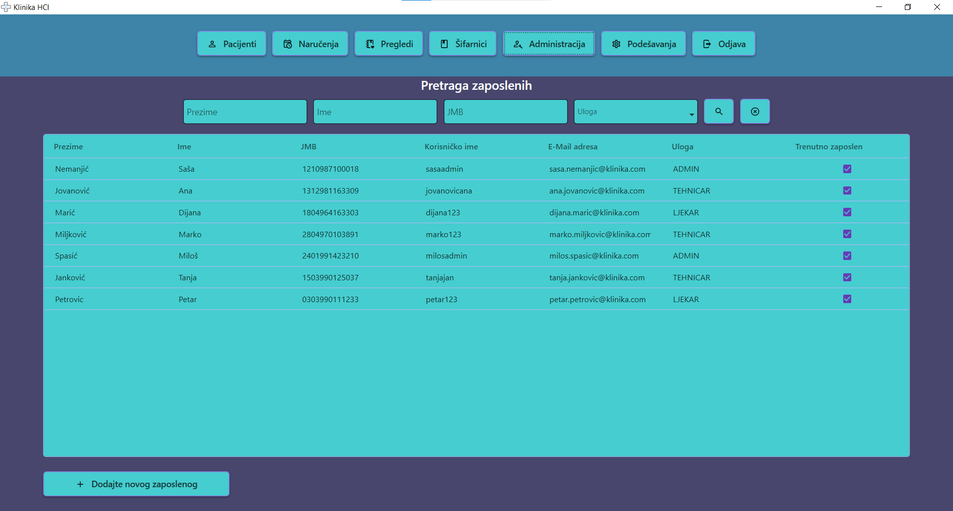 GitHub - radusinovicmarko/HCI-Project-A-2022-Clinic: Project task for Human-Computer Interaction ...