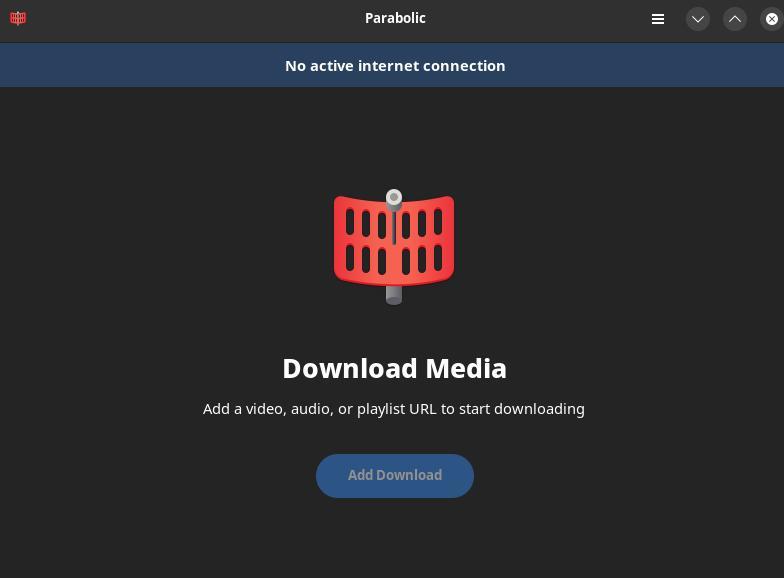 "No active internet connection" in Parabolic · Issue #518 · NickvisionApps/Parabolic · GitHub