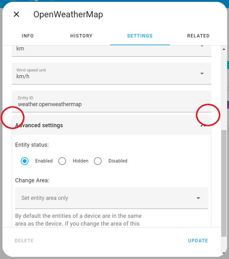 More Info Settings Advanced Settings Corners Of The Title Bar Come Out Of The Frame · Issue 