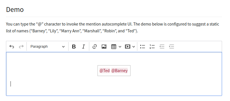 Multiple mentions in the last table cell results in a selection error · Issue #14025 · ckeditor ...