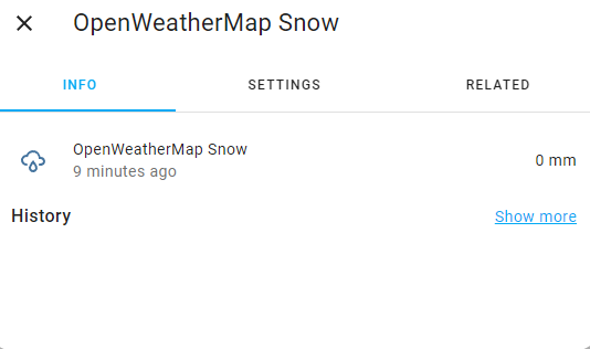 sensor.openweathermap_rain is using state class 'measurement' which is ...