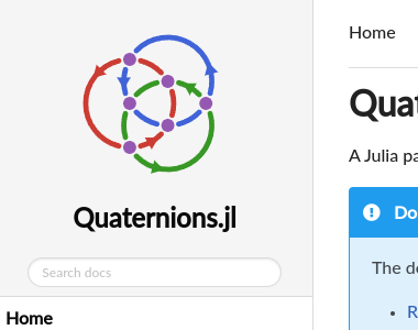 Adding logo to the document · Issue #70 · JuliaGeometry/Quaternions.jl · GitHub