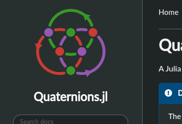 Adding logo to the document · Issue #70 · JuliaGeometry/Quaternions.jl · GitHub