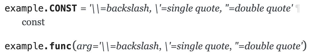 Autodoc The Value Of A Variable Is Too Escaped · Issue 7334 · Sphinx Docsphinx · Github