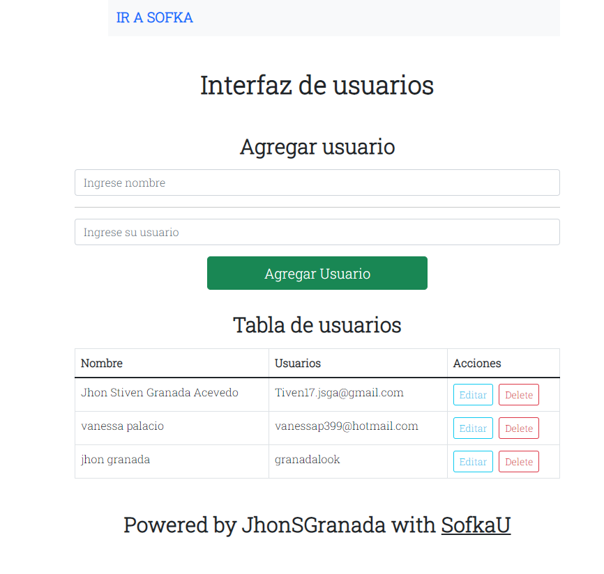 GitHub - granadalook/CRUD-react: CRUD react jhon stiven granada para sofkaU