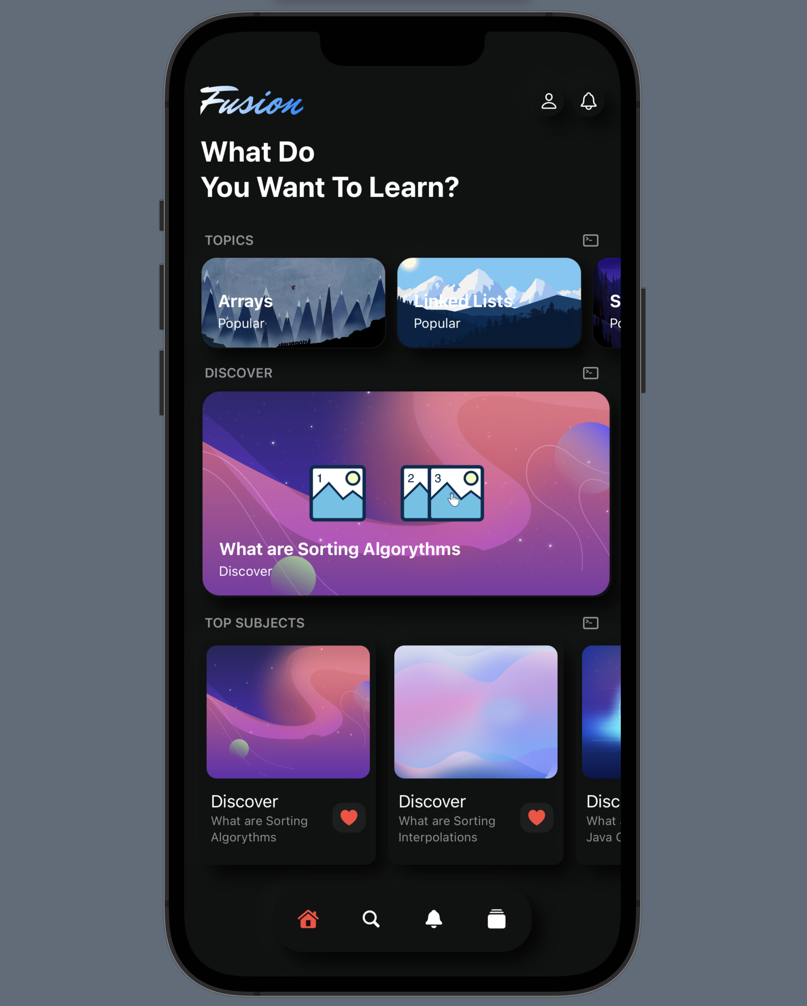 GitHub - zabloncharles/AppDesign-AlgoLearningApp: App template with ...
