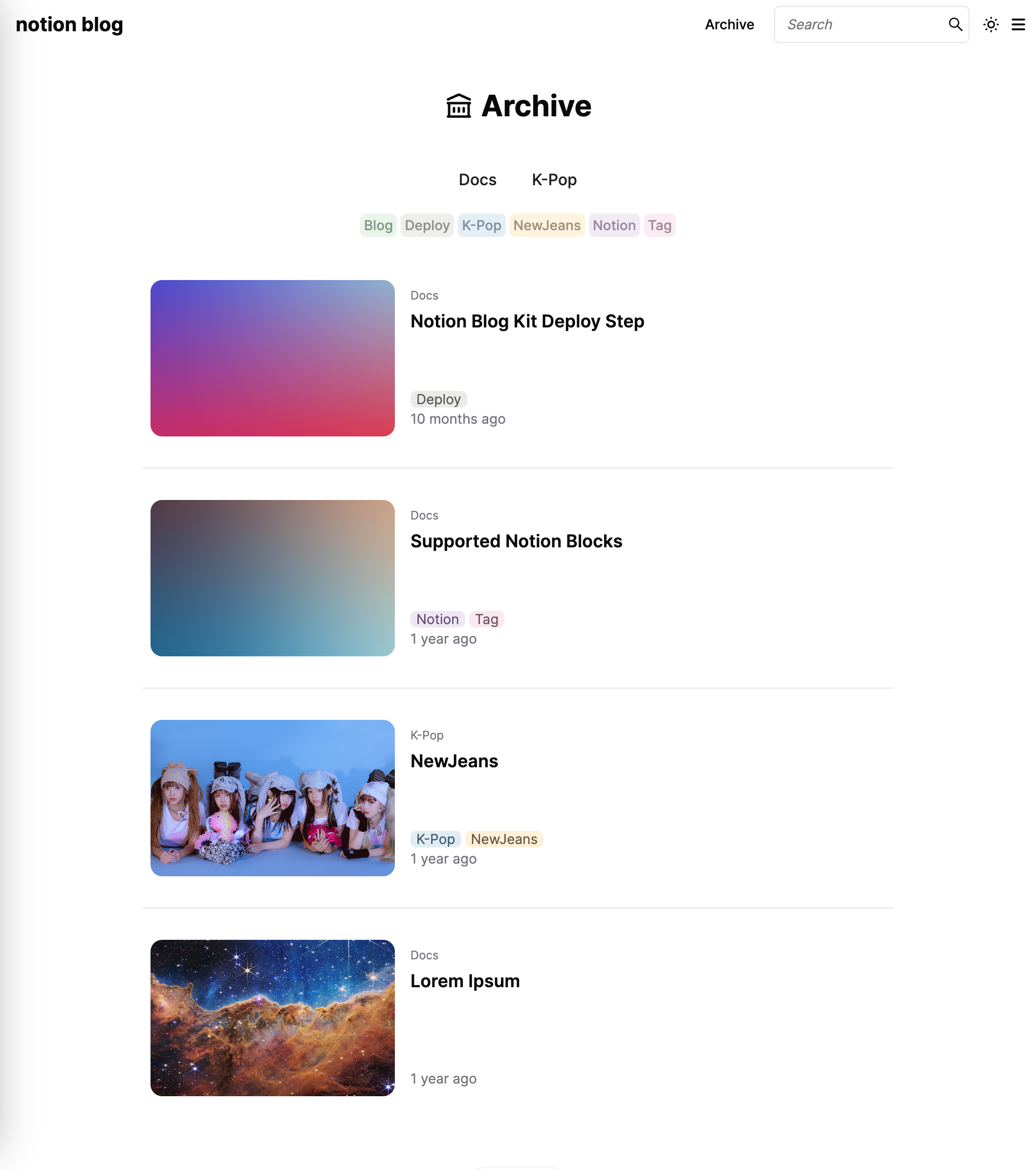 GitHub - sooros5132/notion-blog-kit: A statically generated blog using Next.js, Notion Api.