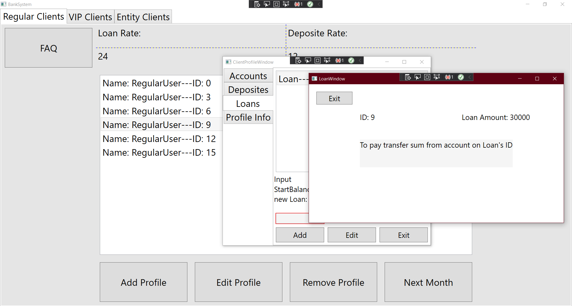 GitHub - ted7007/BankSystem