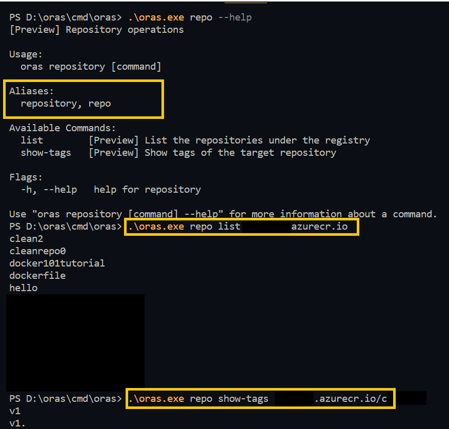 Make `repo` Alias To `repository` · Issue 577 · Oras Project Oras · Github