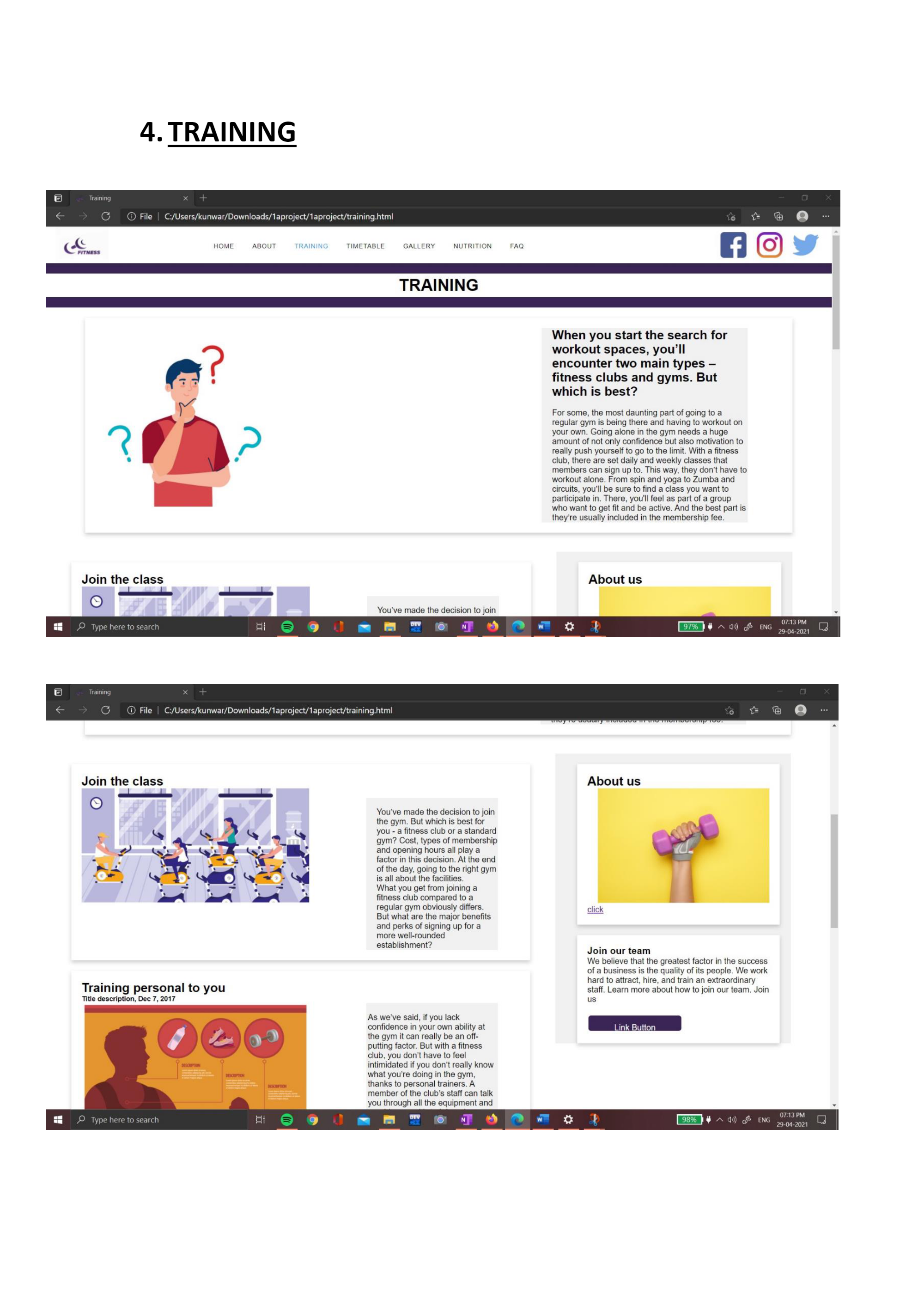 GitHub - vizualaid/websiteProject.github.io: The project is based on “fitness club” here we can ...
