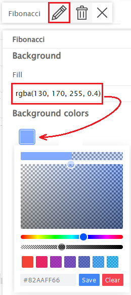 Color setting of the Annotation/Drawing from textbox to color picker ...