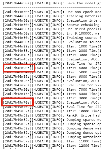 [BUG] Timestamp after evaluation is off during model fit · Issue #257 · NVIDIA-Merlin/HugeCTR ...