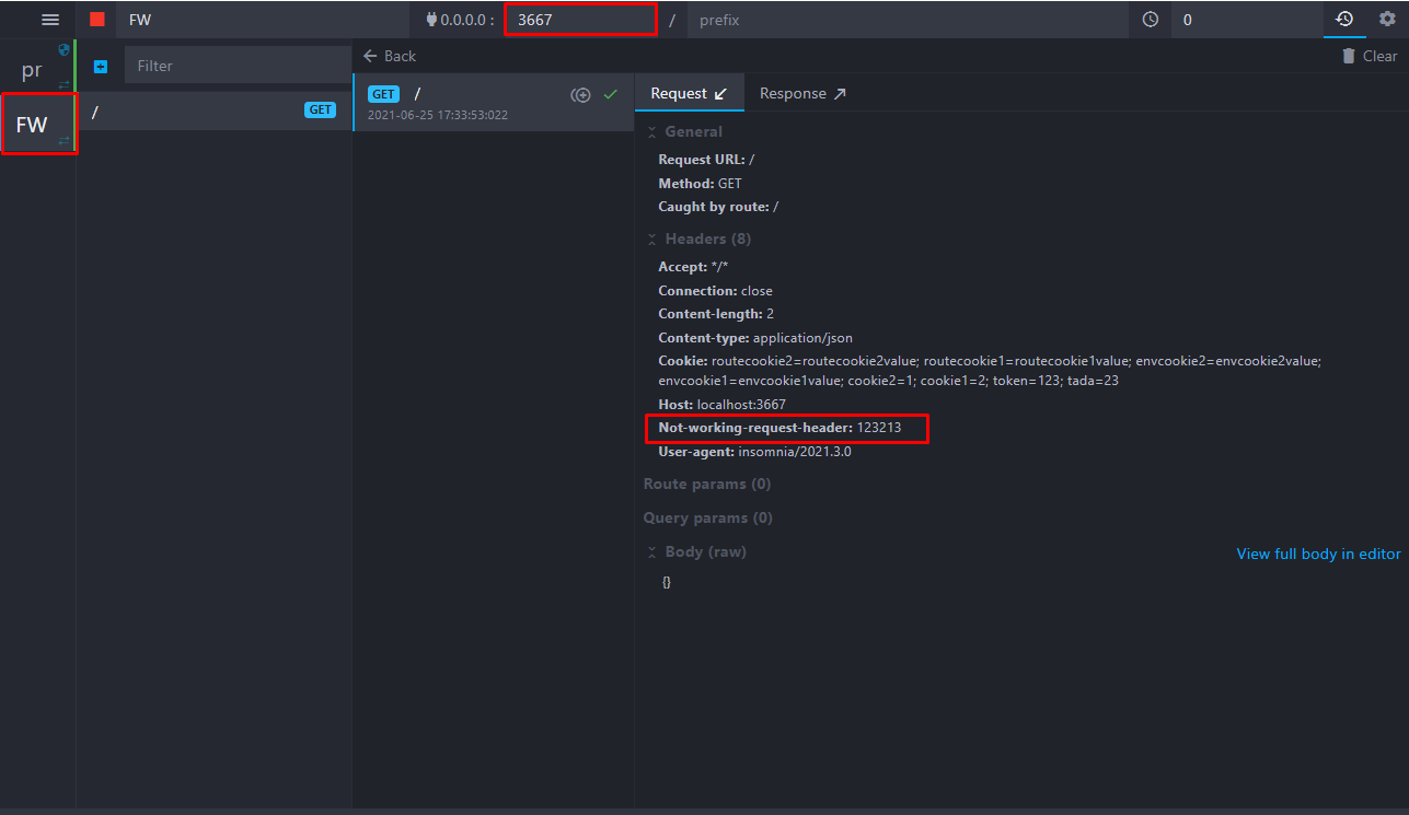 Proxy request header not working · Issue #511 · mockoon/mockoon · GitHub