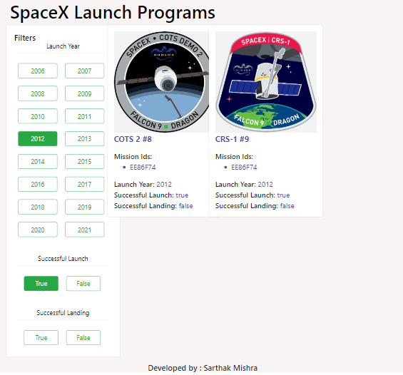 GitHub - Sarthak-code360/SpaceX_WebApp: A web application which would help users list and browse ...
