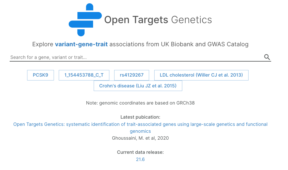 Update homepage content · Issue #2290 · opentargets/issues · GitHub