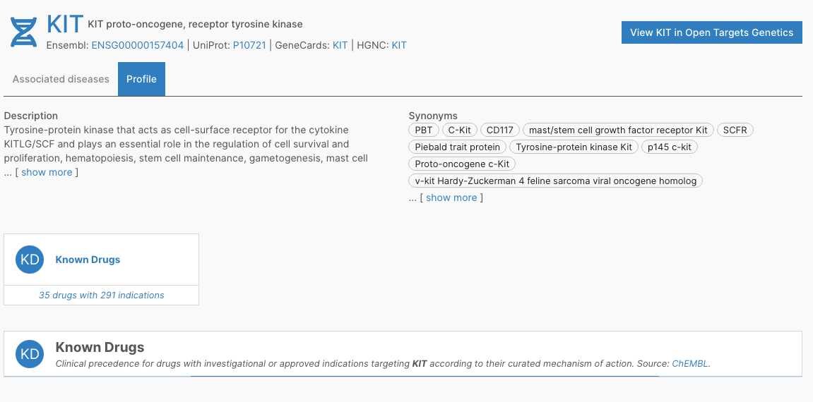 Fix Known Drugs API response · Issue #1698 · opentargets/issues · GitHub