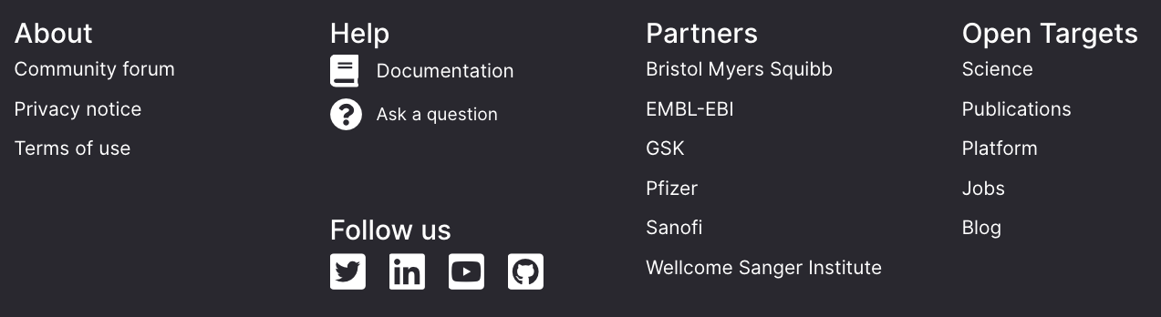 Update the footer component · Issue #1990 · opentargets/issues · GitHub
