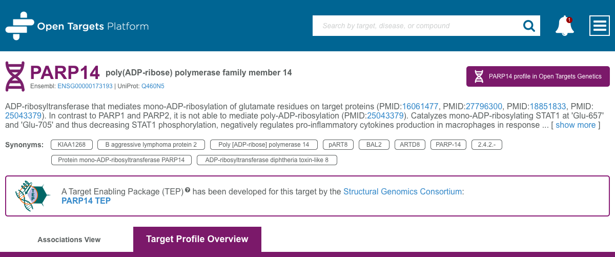 Target profile page rewrite: Create conditional block for TEPs data · Issue #509 · opentargets ...