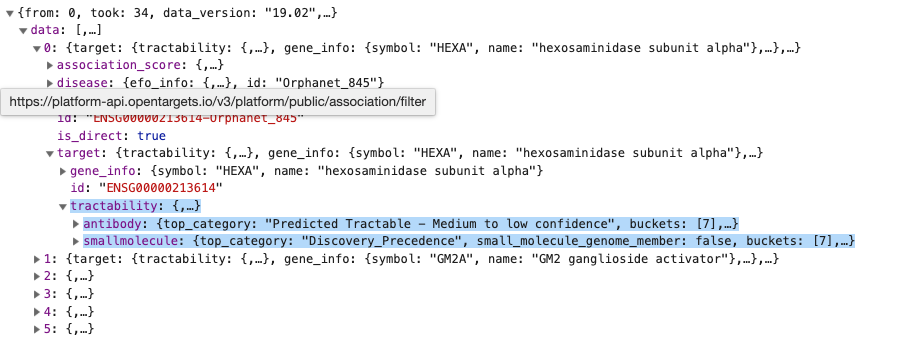 Amend data returned by /association/filter endpoint to include summary safety data · Issue #559 ...