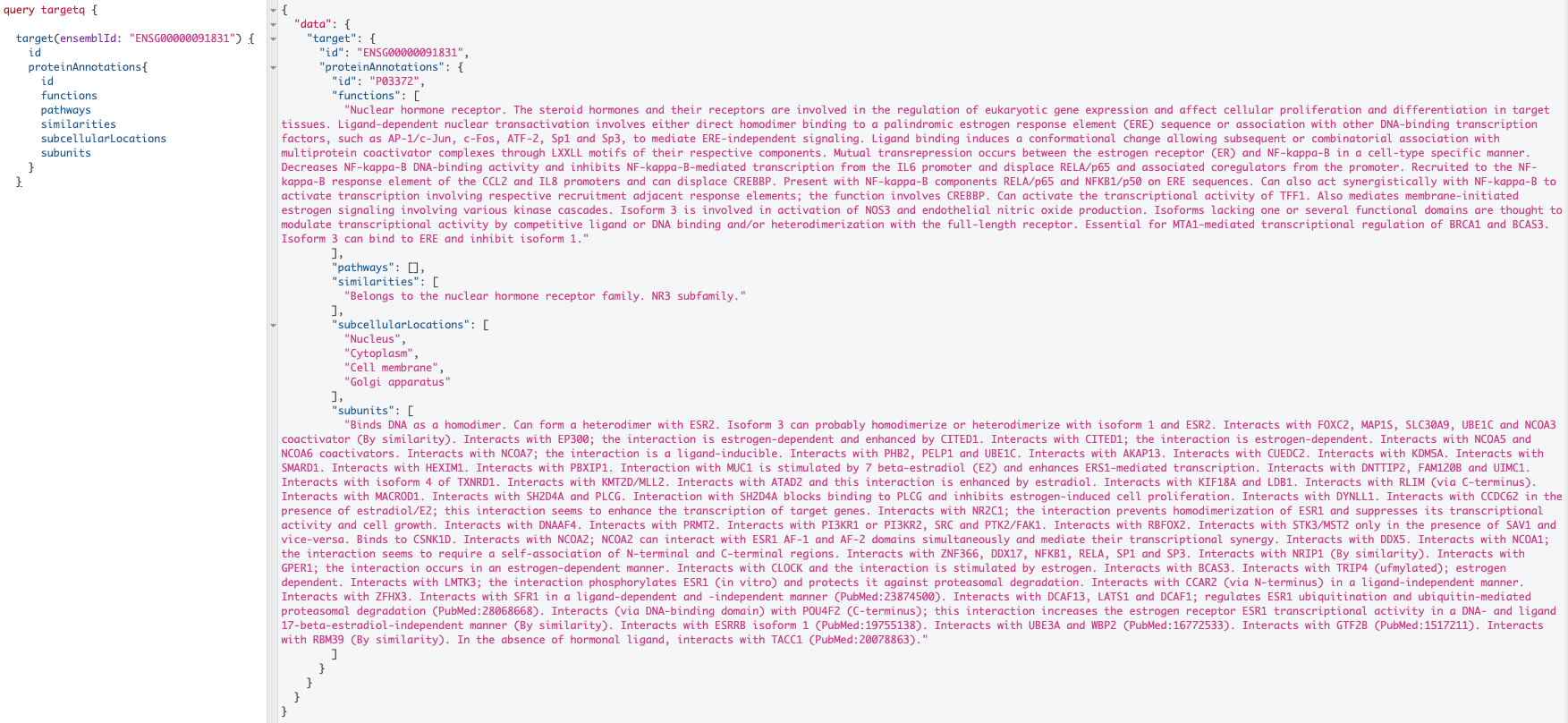 Integrate Protein Information summary widget and detail view using new GraphQL API · Issue #1025 ...
