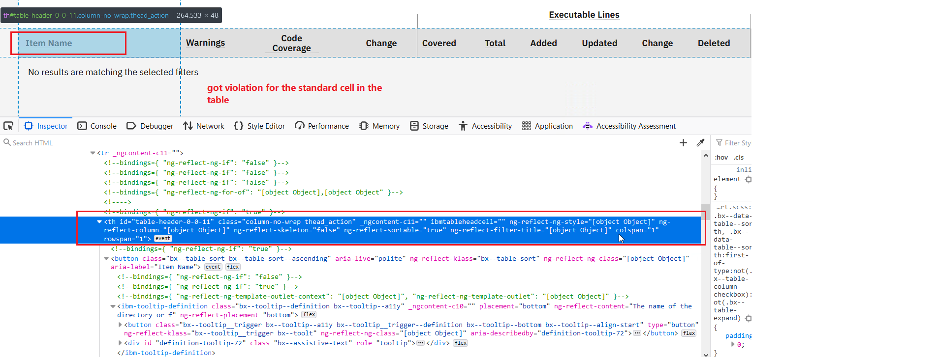 complext table cell got AVT violation that no header defined · Issue #1745 · carbon-design ...