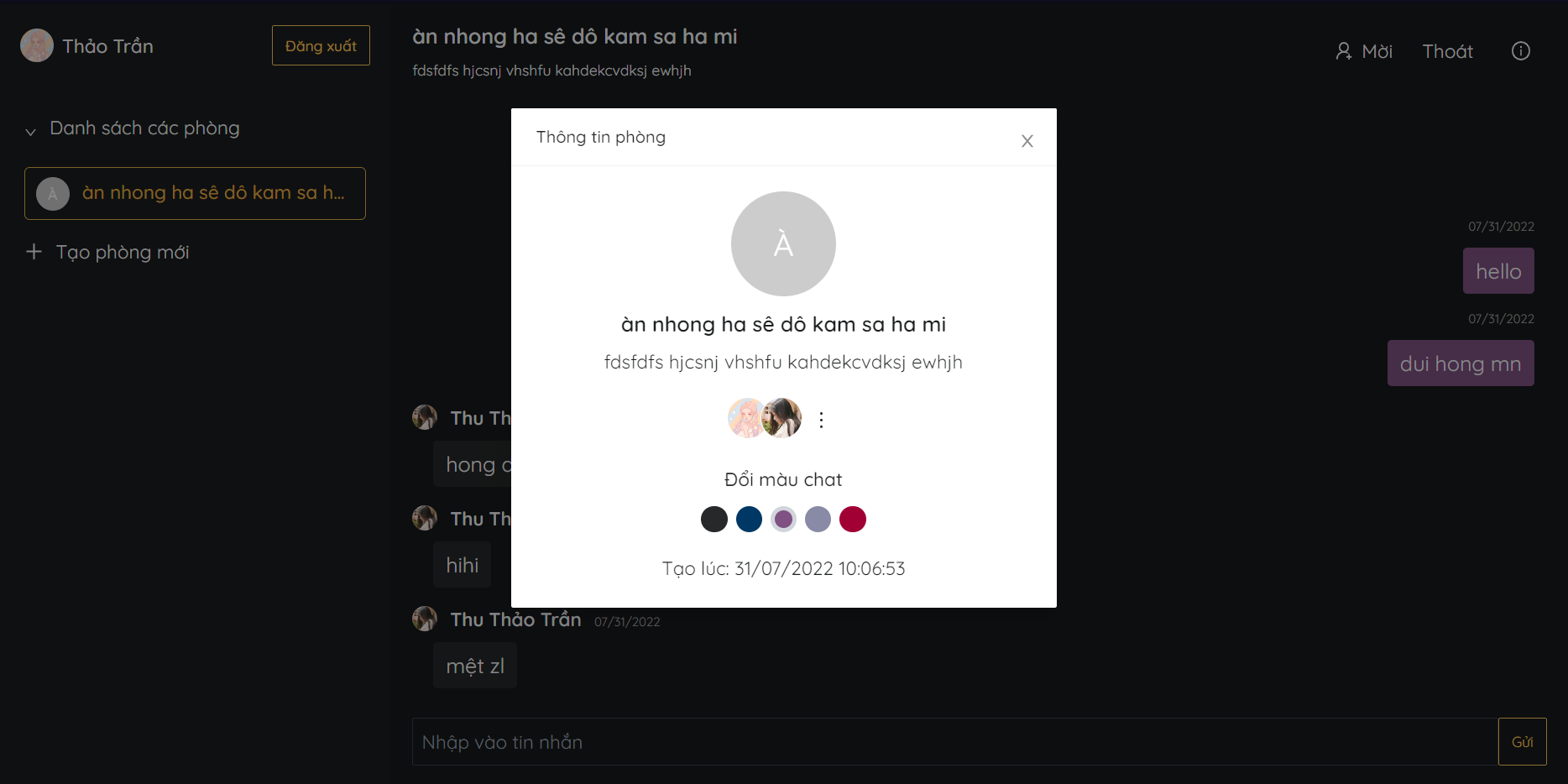 GitHub - thaoktk/app-chat-realtime: Web Chat Realtime with ReactJS, Context API, TailwindCSS ...
