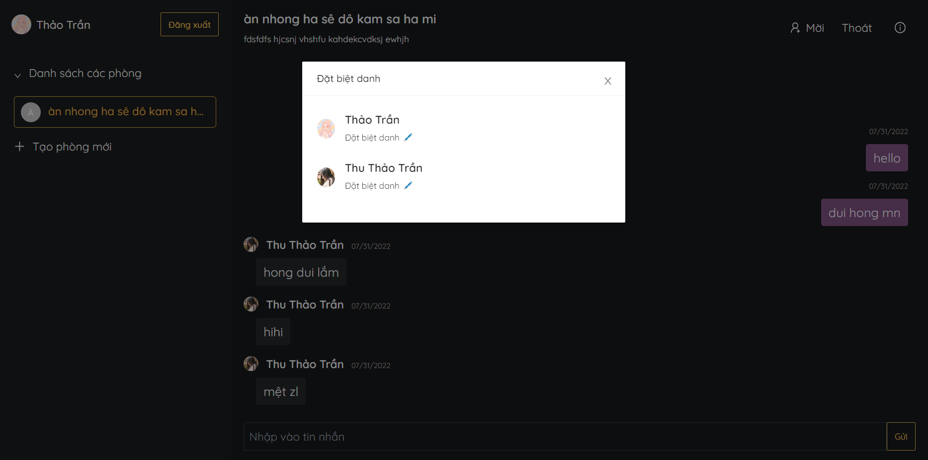 GitHub - thaoktk/app-chat-realtime: Web Chat Realtime with ReactJS, Context API, TailwindCSS ...
