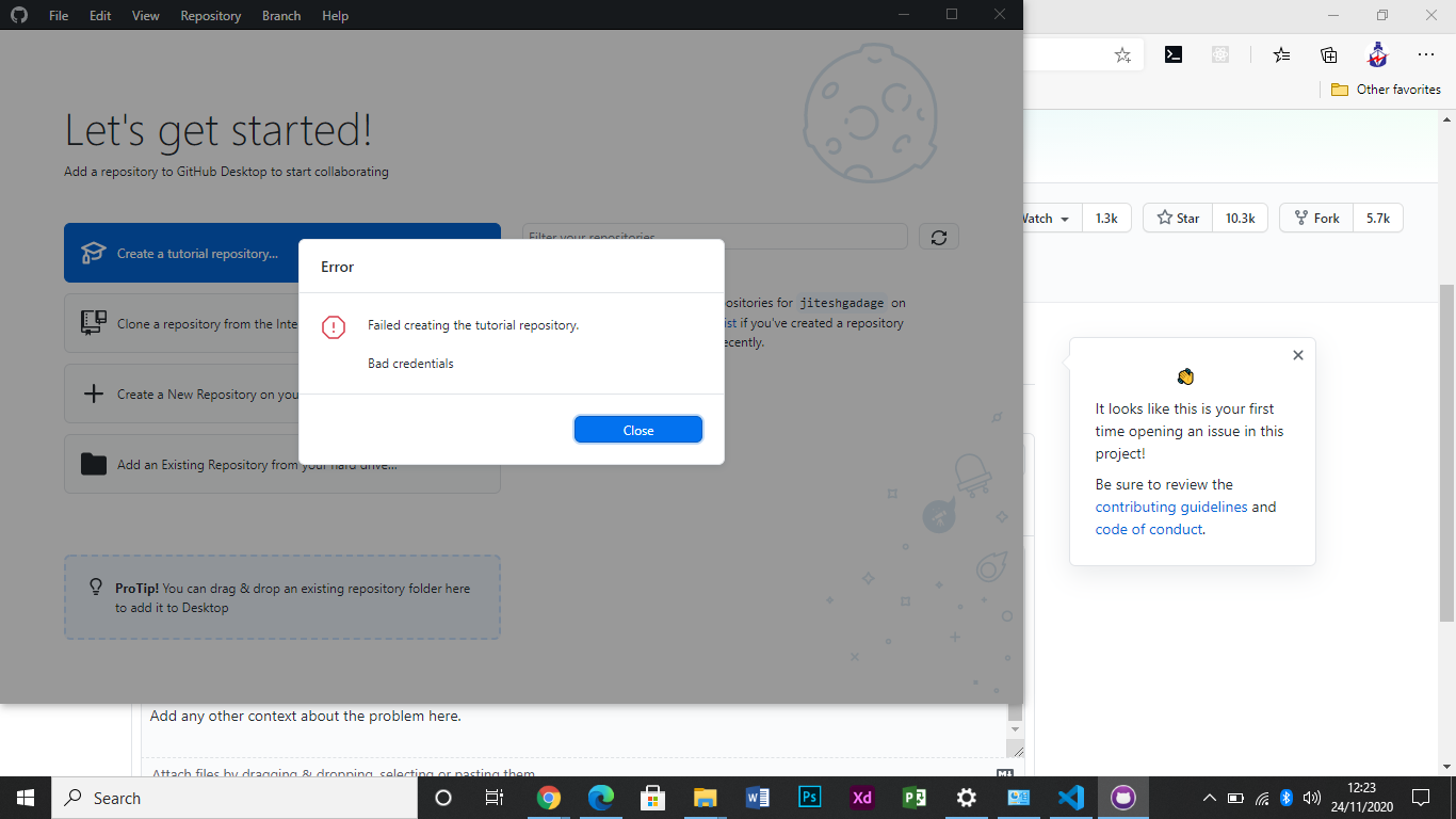 It is not connecting to my github account · Issue #11113 · desktop ...