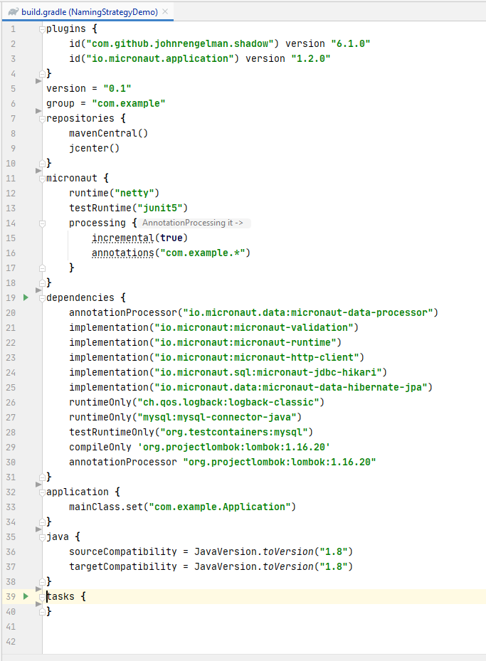 Micronaut-data not honoring NamingStrategy · Issue #860 · micronaut ...