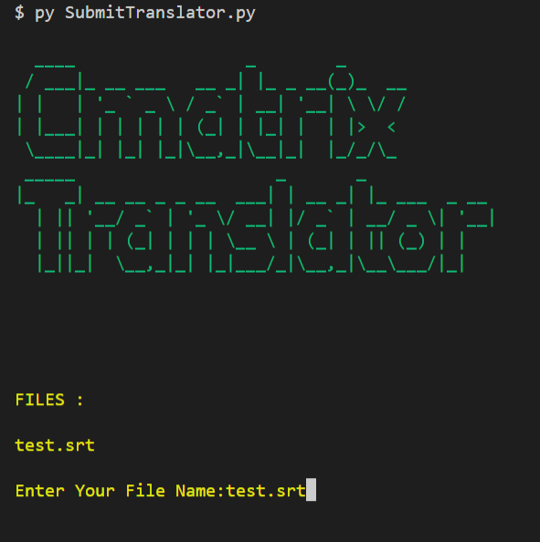 GitHub - Cmatrix1/Submit-Translator: This is script For translate the submits file you can use ...