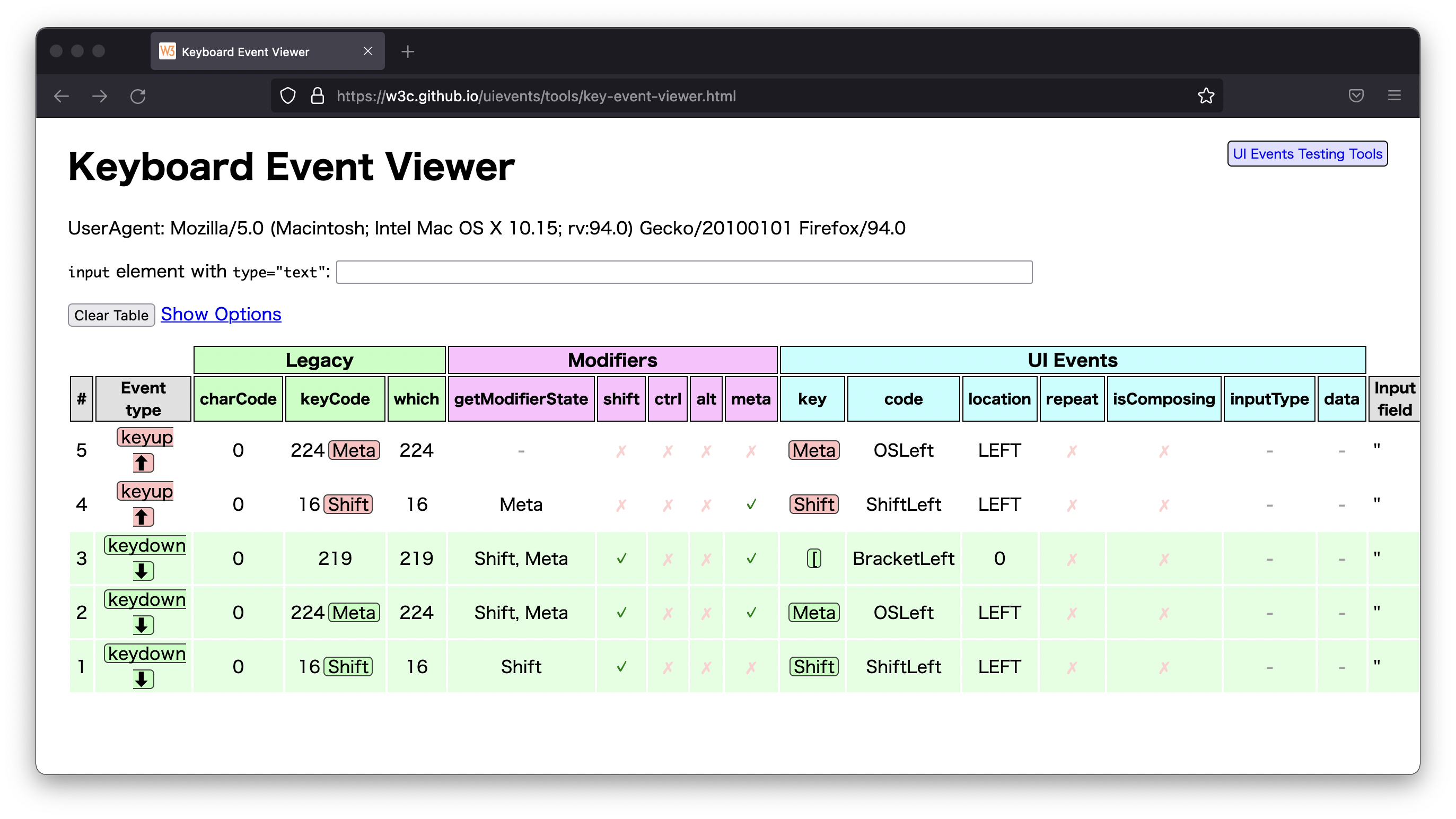 "shift+command+[" cannot be recognized by Mac · Issue #136934 ...